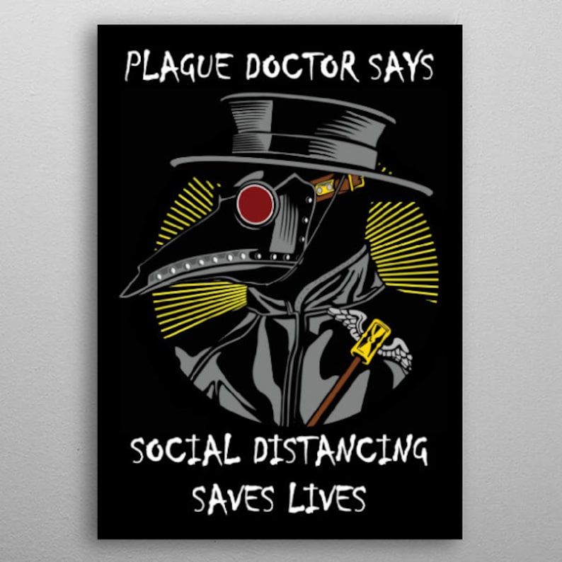 Plague Doctor poster | Etsy
