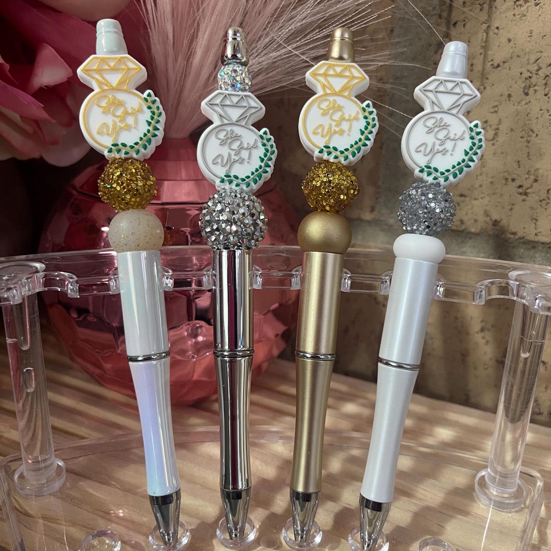 SHE SAID YES Pens // Bride-to-be Pens // Bridal Pens // Gift for Brides ...
