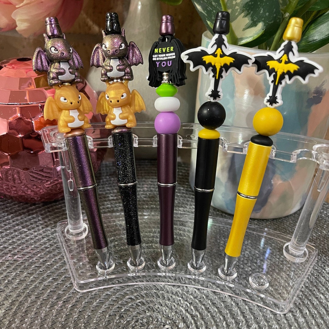 FOURTH WING Inspired Pens // Dragon Lover Pens // Beadable Pens ...