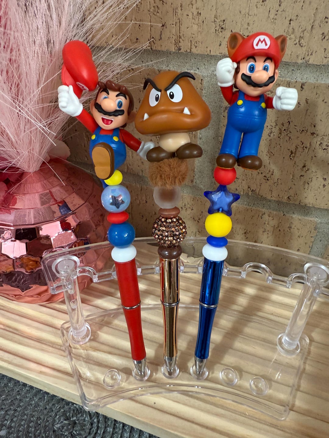 SUPER MARIO Pens // Super Mario Inspired Pens // GOOMBA Pens // Video ...