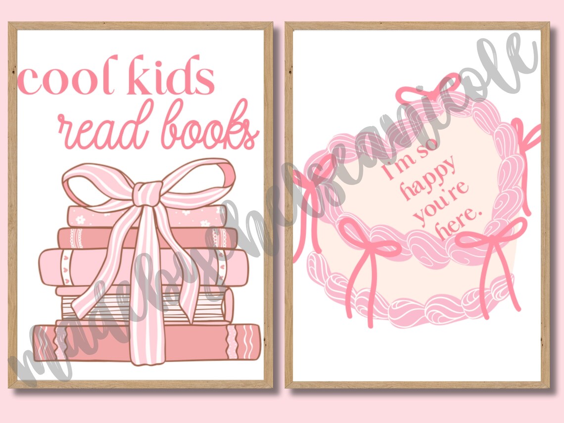 Coquette Classroom Posters | Pink Positive Prints (digital Download) - Etsy