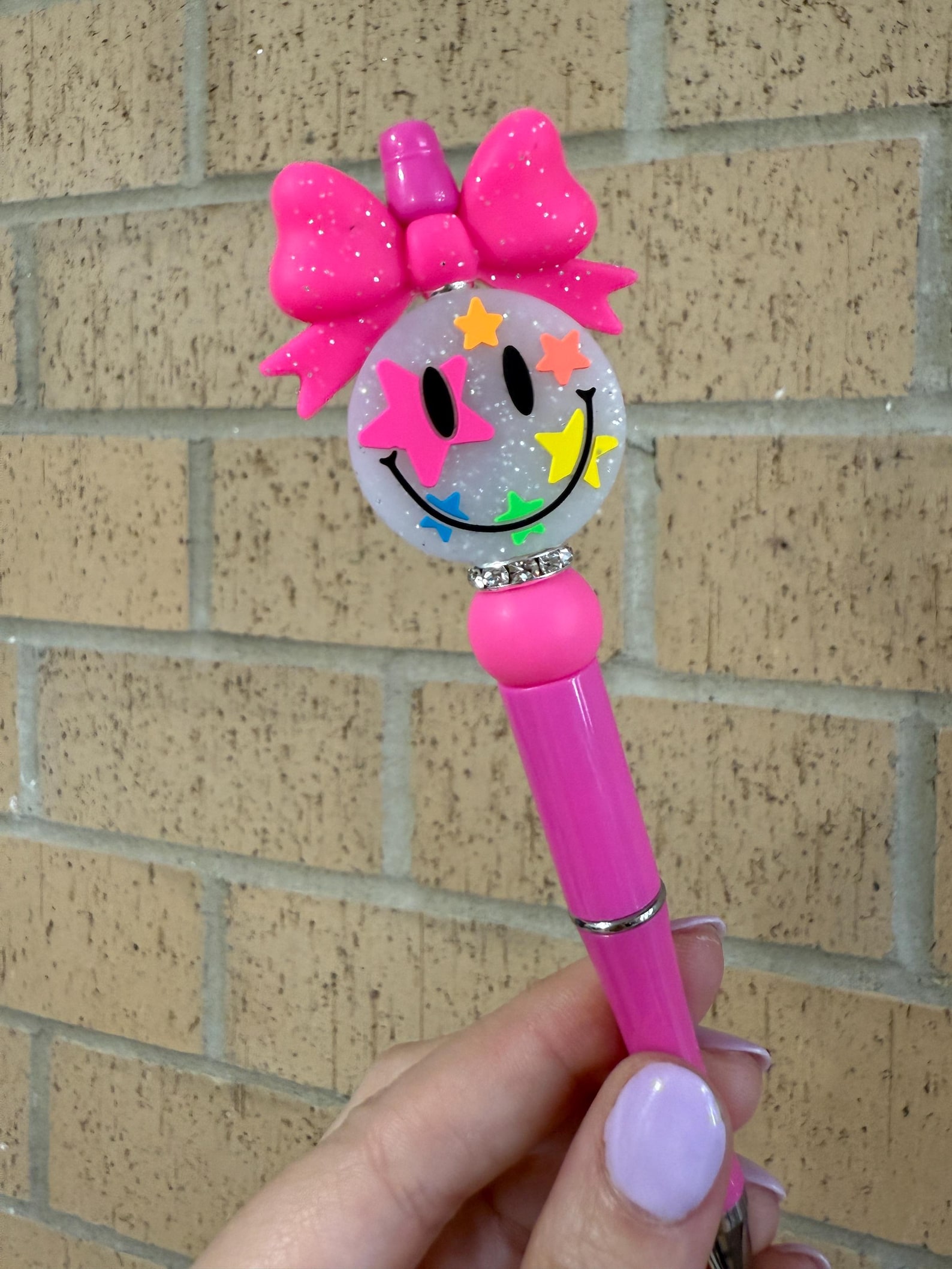 NEON SMILEY FACE Pen // Cute Smiley Face Pen // Cute Pen for Her ...