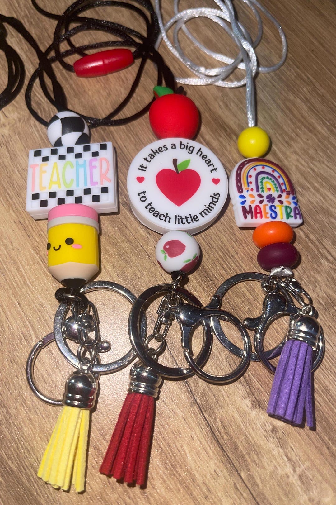 New! TEACHER Lanyards // Teacher Badge Holder // Teacher ID Holder ...