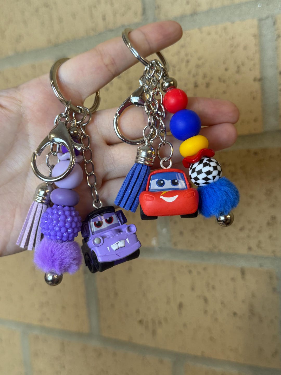 Car Keychains: Character Backpack Charms - Etsy