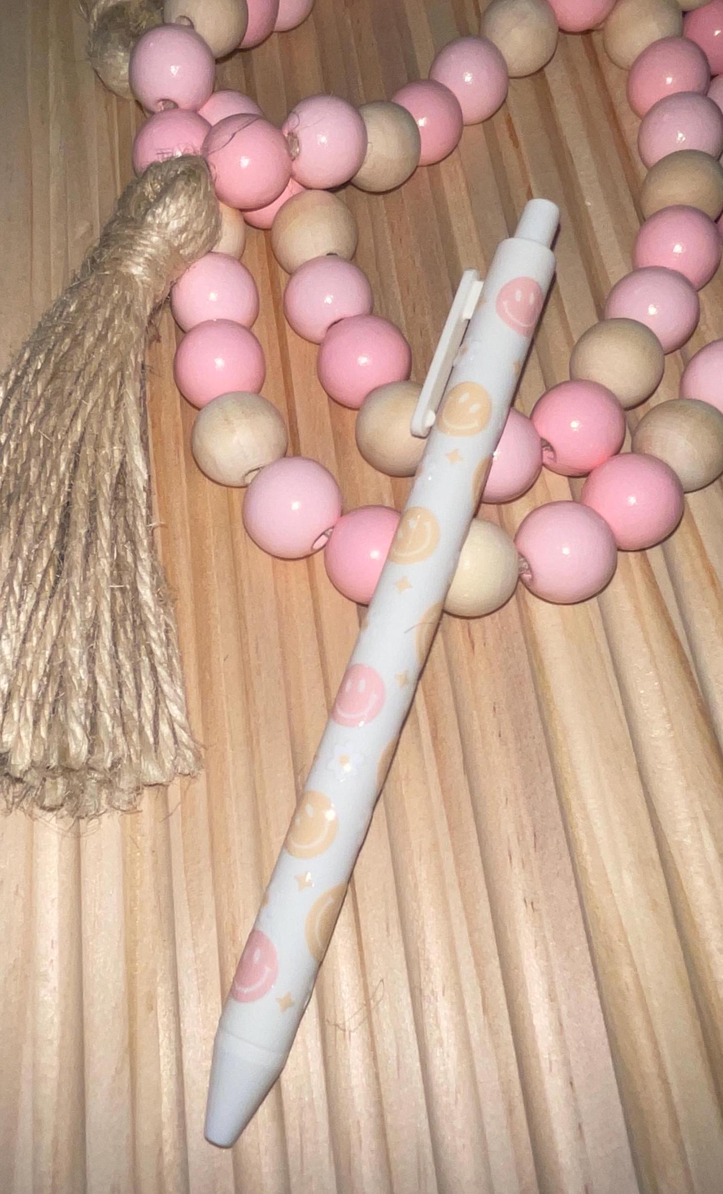 Smiley Face Pen // Cute Ballpoint Pen // Gift for Her // Gift for Teens ...