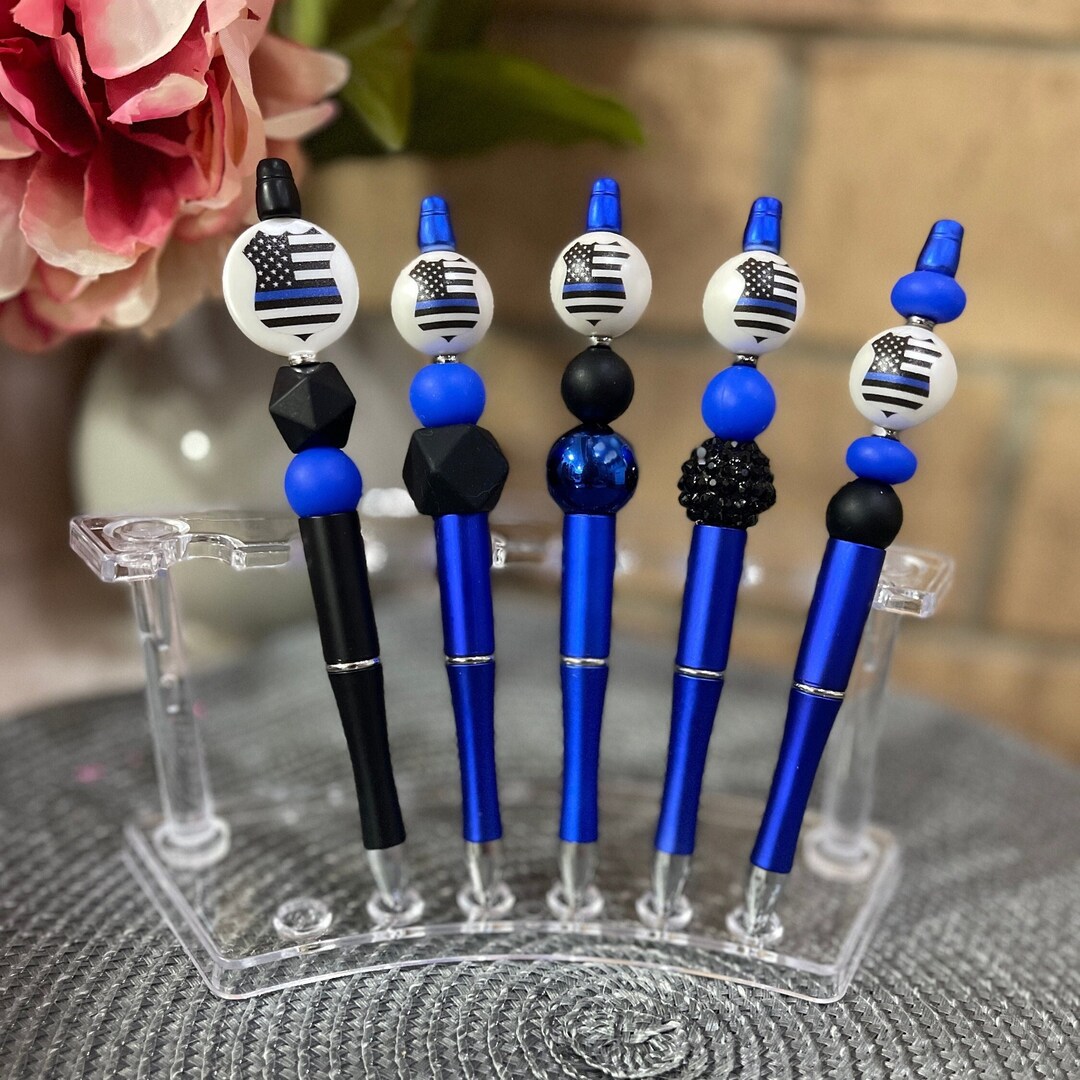 POLICE PENS // Law Enforcement Pens // Thin Blue Line Pens // First ...