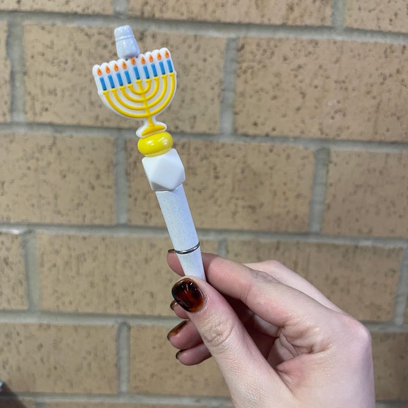 HANUKKAH Pens // MENORAH Pens // Star of David Pens // Hanukkah Holiday ...
