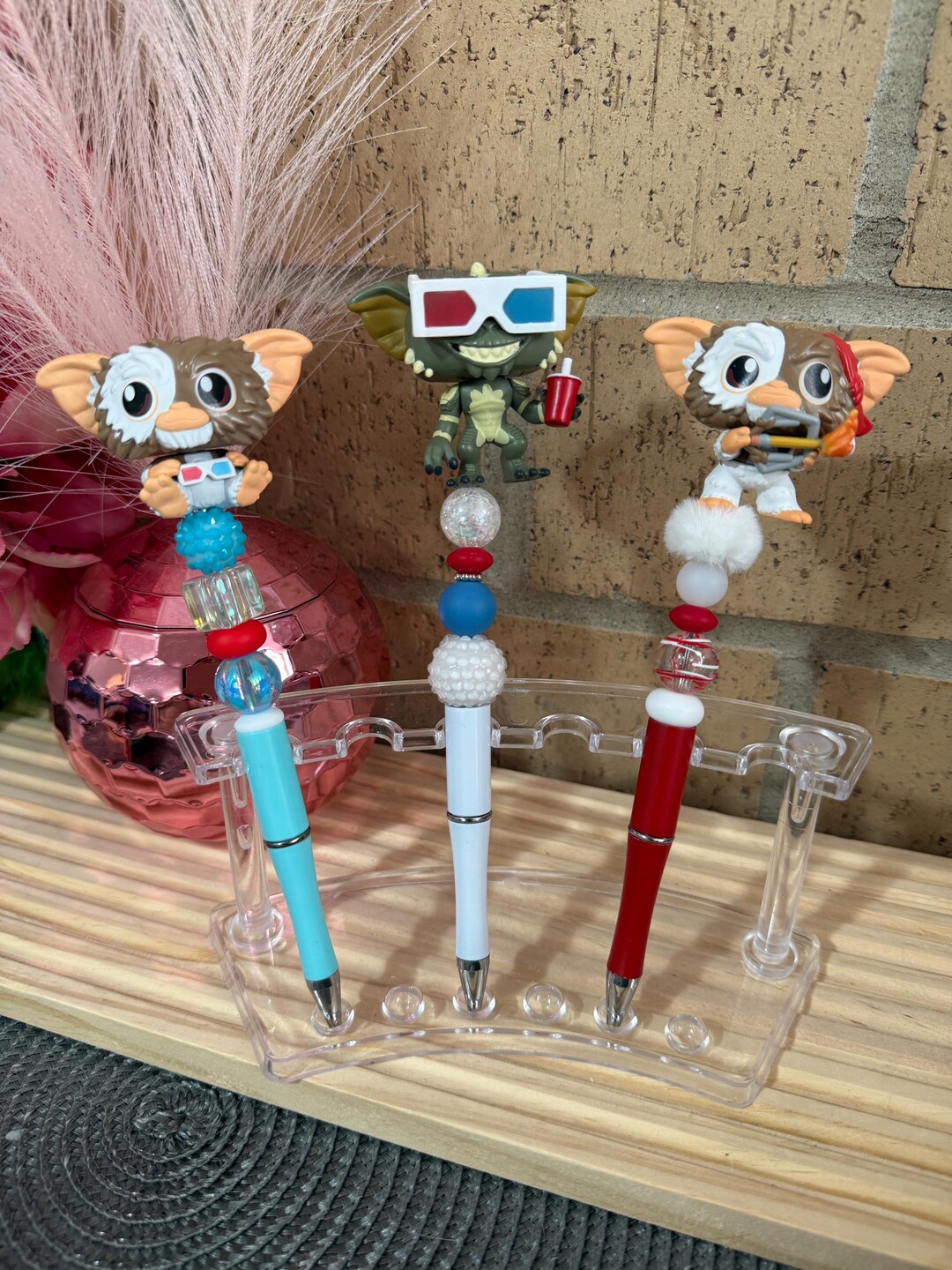 Fuzzy Fantasy Creature Beaded Pens: 80s Movie Inspired Novelty Pens - Etsy
