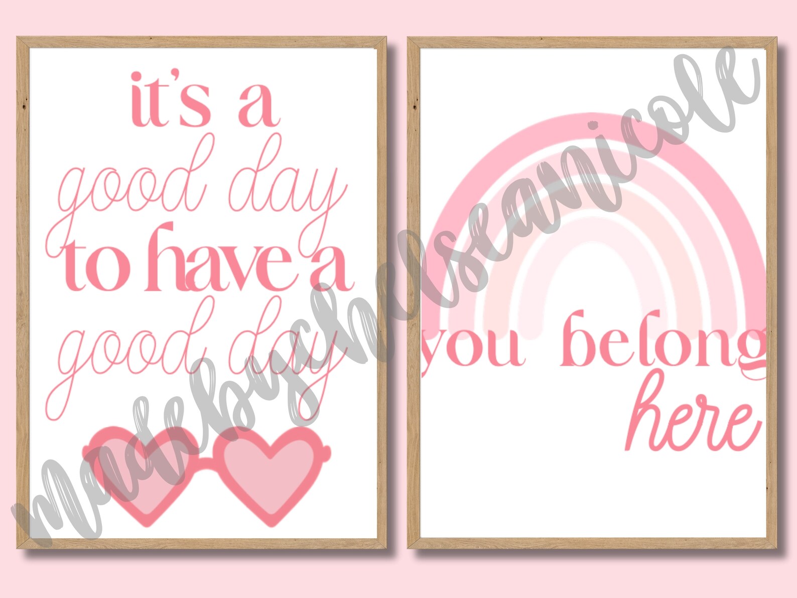 Coquette Classroom Posters // Pink Positive Affirmations (digital ...
