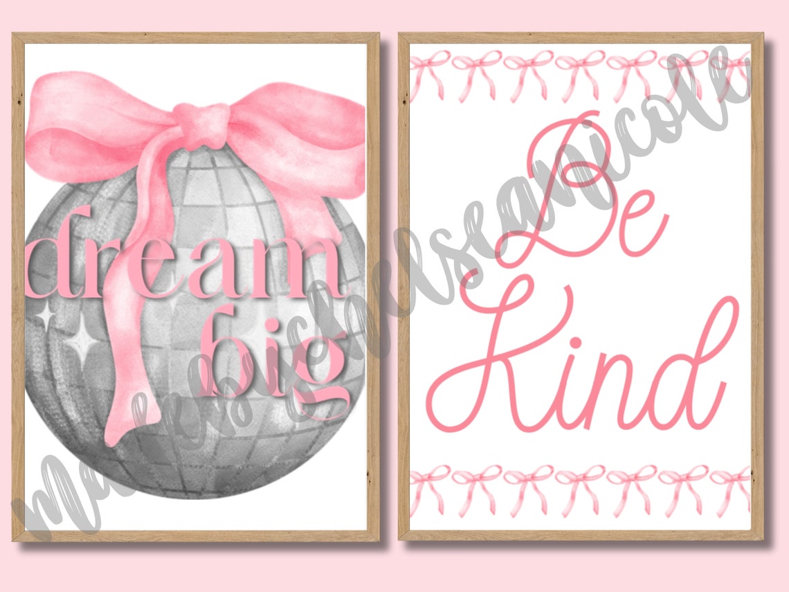 Coquette Classroom Posters // Pink Positive Affirmations (digital ...