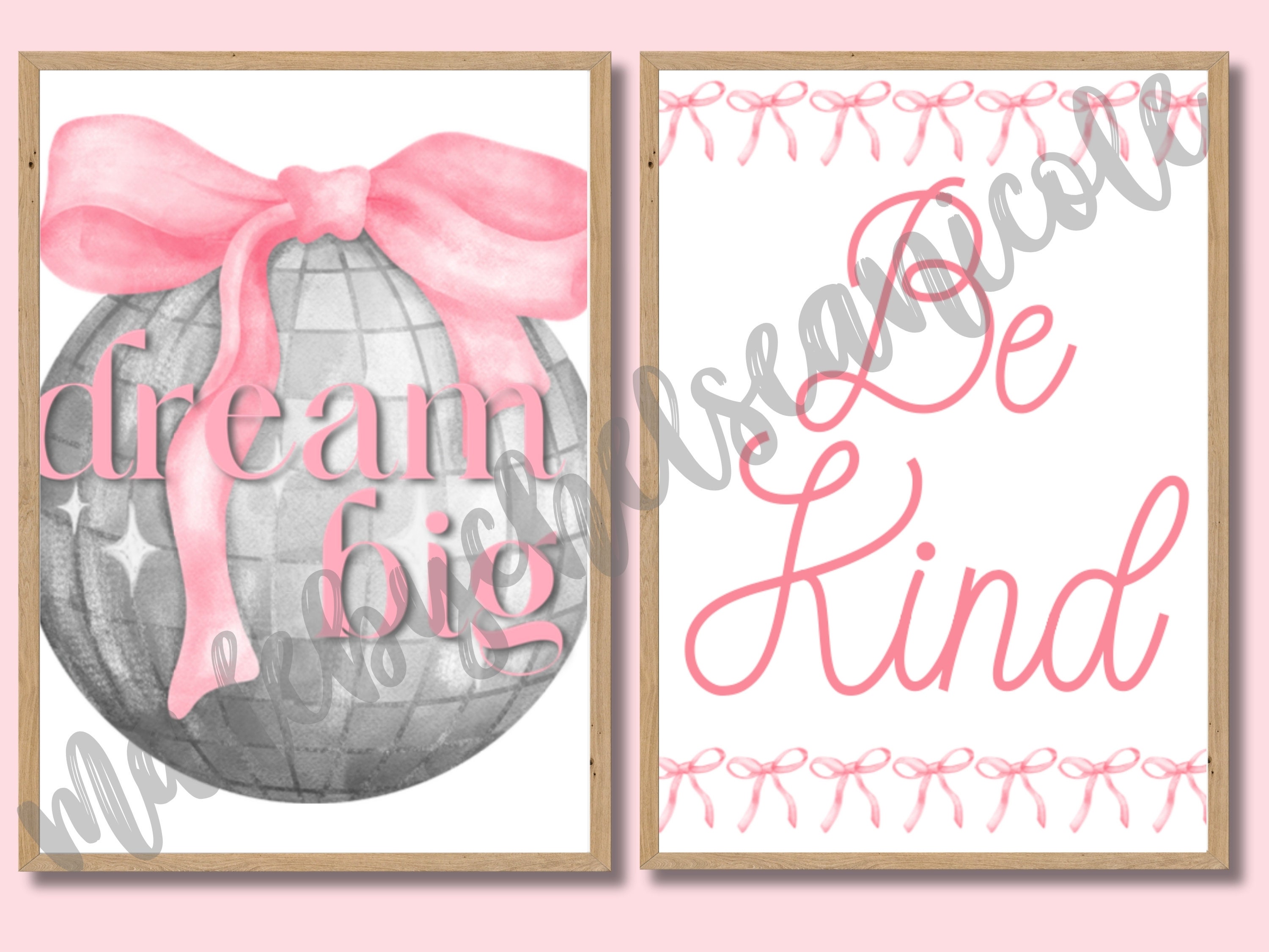 Coquette Classroom Posters // Pink Positive Affirmations (digital ...