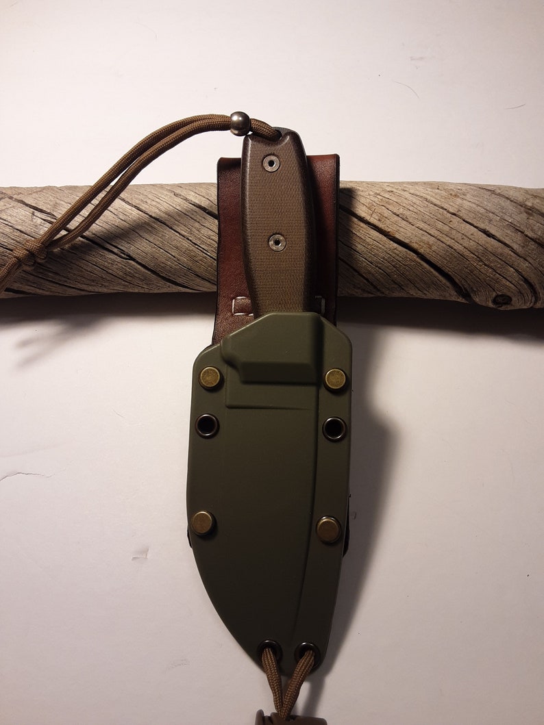 Leather Esee/rat 3 Knife Sheath Belt Backing/ Mount - Etsy