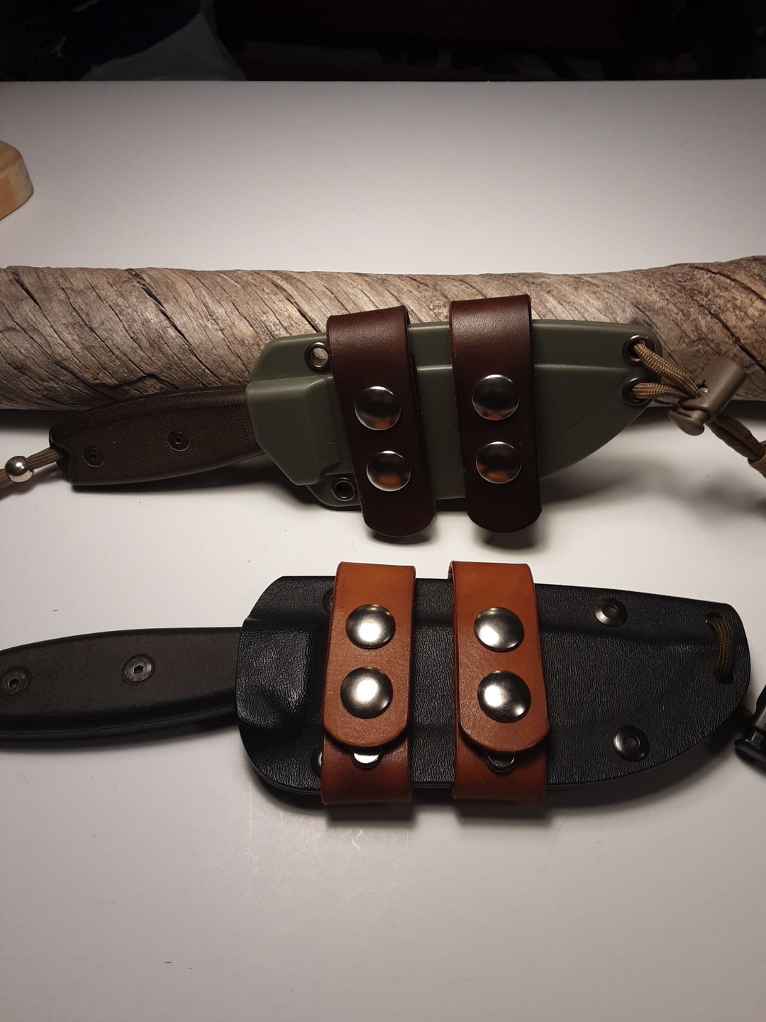 Leather Scout Carry Straps for ESEE 3 or 4 Knives - Etsy