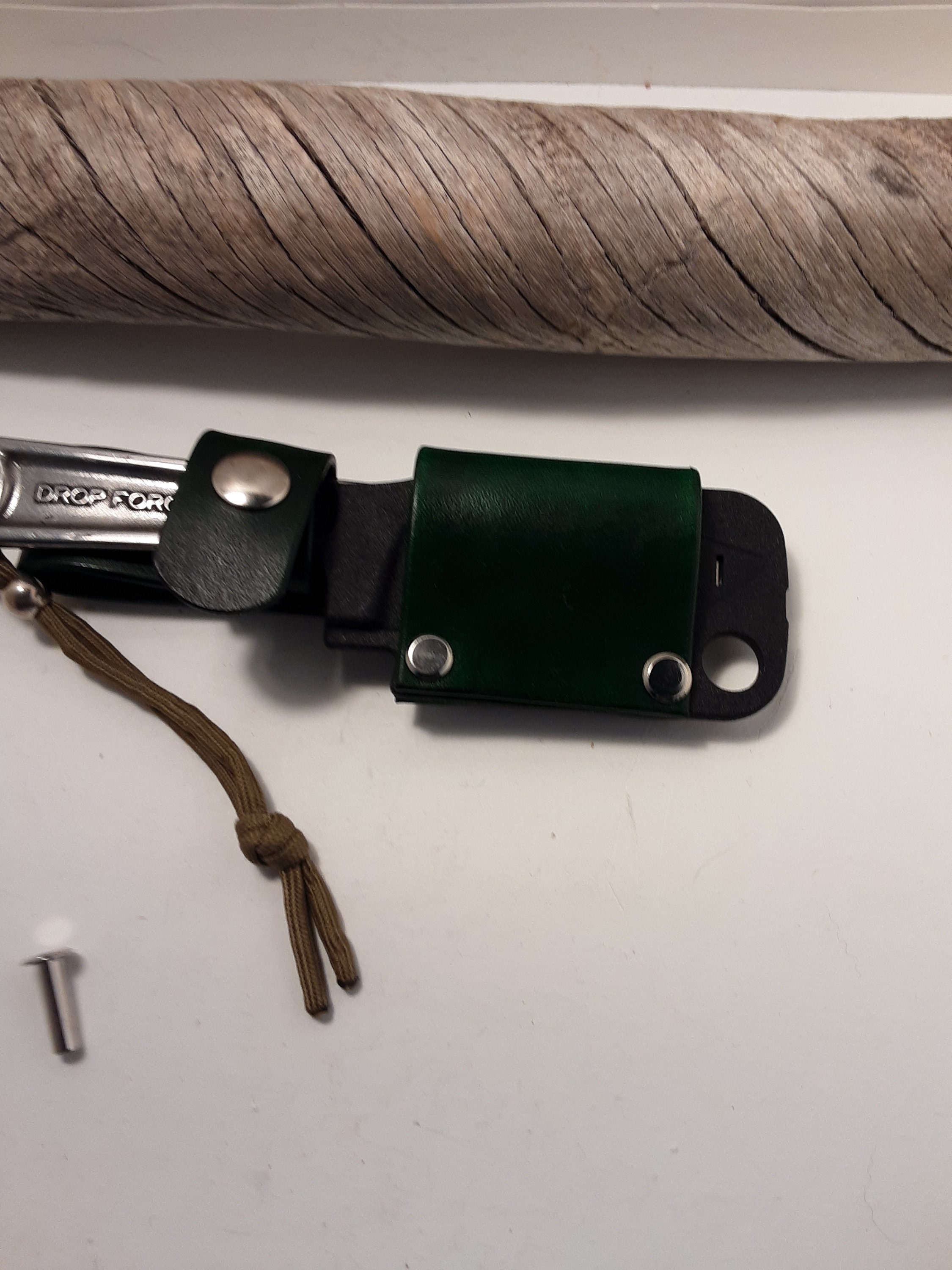 Leather sheath wrap for the Ka-bar wrench knife | Etsy