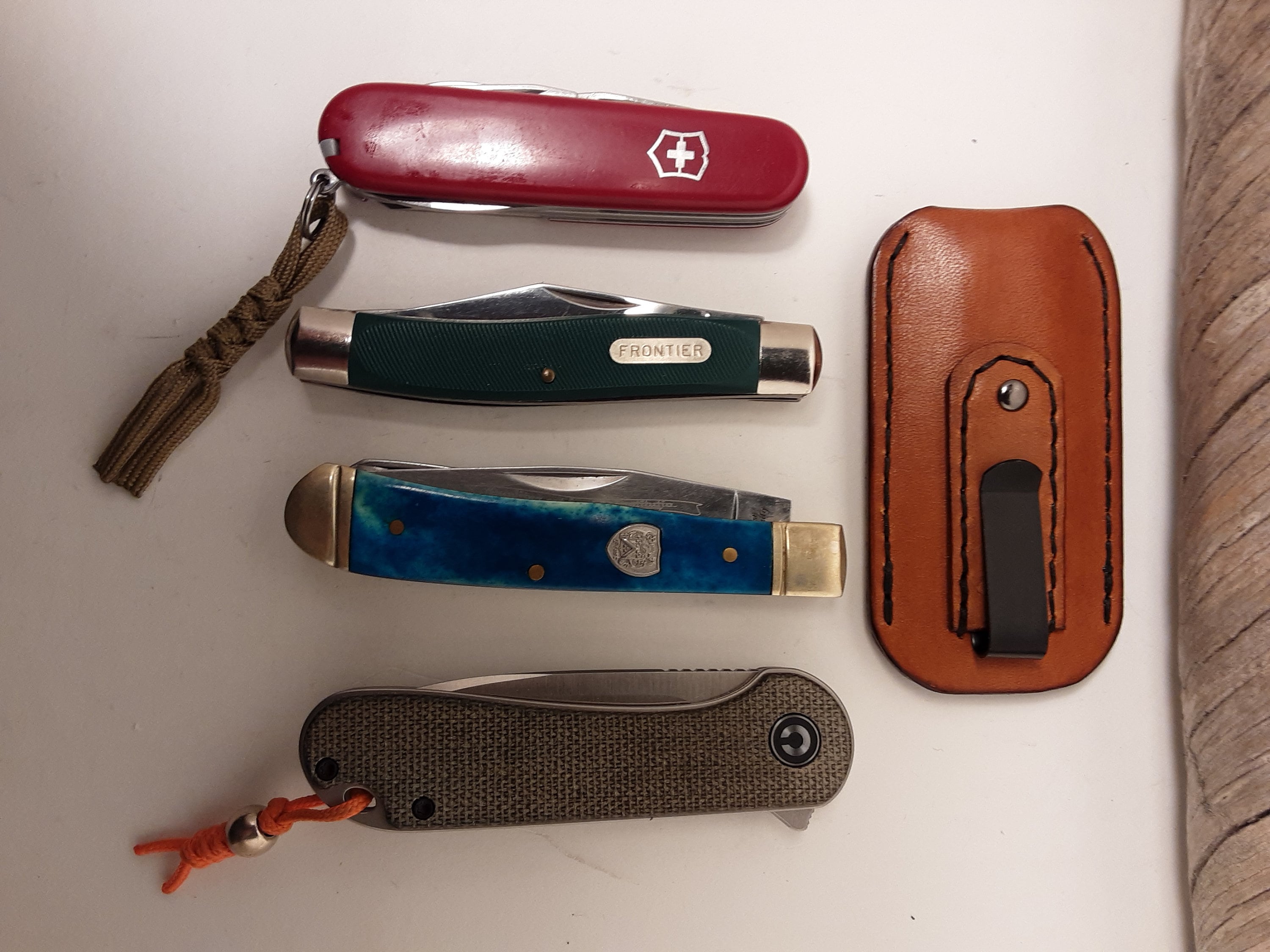 Leather Pocket Slips With Clip - Etsy