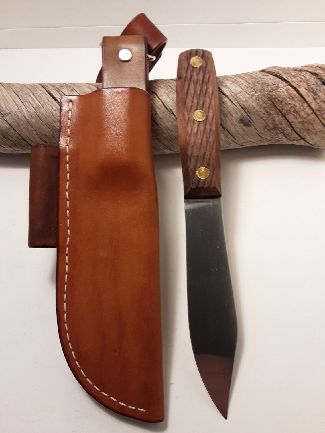 Russell Green River knife and sheath comb | Etsy