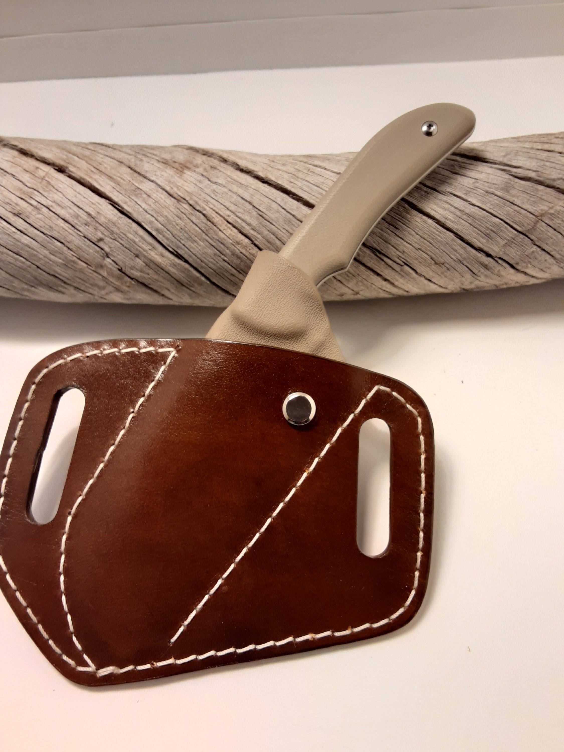 Artisan Cutlery sea snake pancake style sheath | Etsy