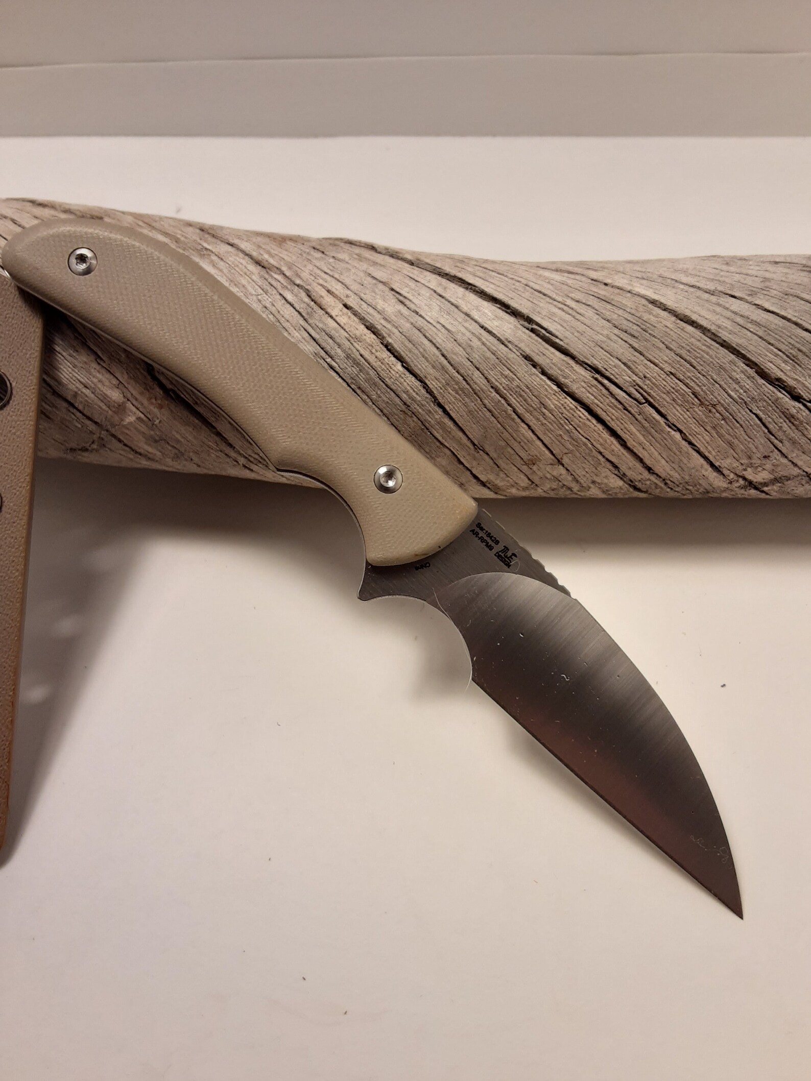 Artisan Cutlery Sea Snake Pancake Style Sheath - Etsy