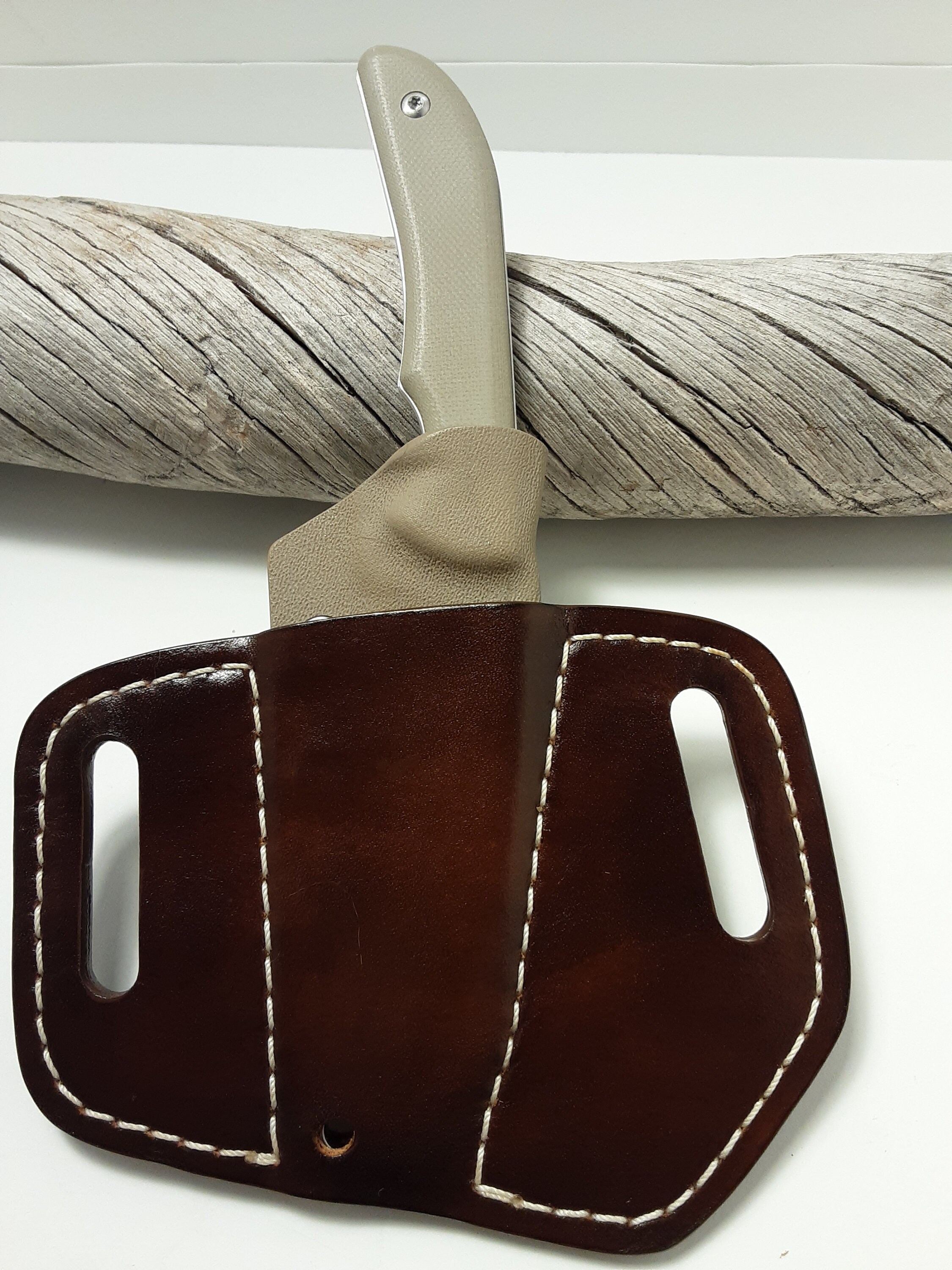 Artisan Cutlery sea snake pancake style sheath | Etsy