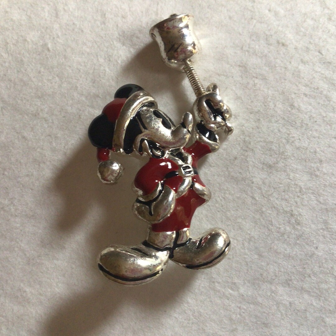 Napier for Disney Christmas Pin Mickey Mouse .vintage Pin.made in USA ...