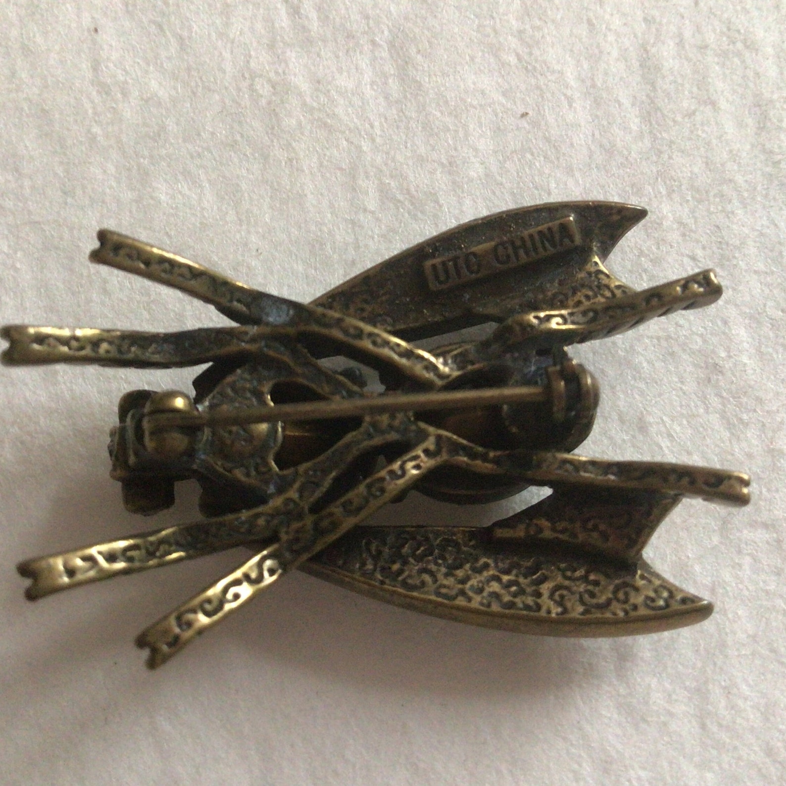 Vintage Bug Brooch: Bronze Rhinestone Swarovski Crystal, Signed UTC - Etsy