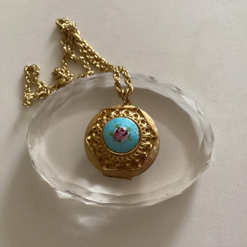 Guilloche Locket - Etsy