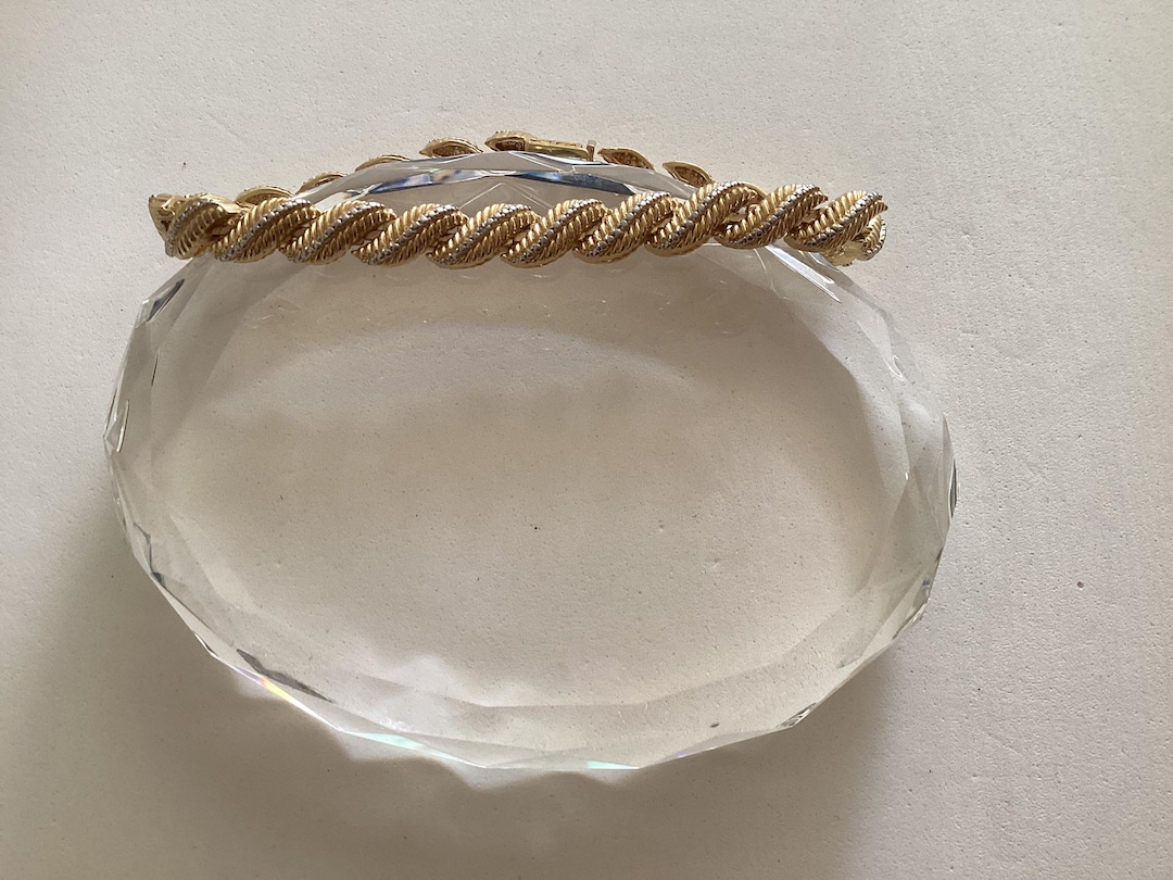 Vintage Prime Art Jewelry Diamond Accent Bracelet.signed PAJ BR .gold ...