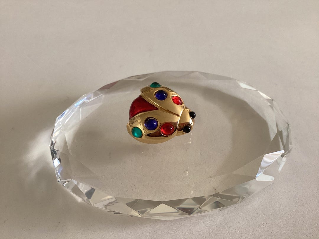 Vintage Ladybug Pin In Retro Costume Pin Brooches Unbranded Gold Tone