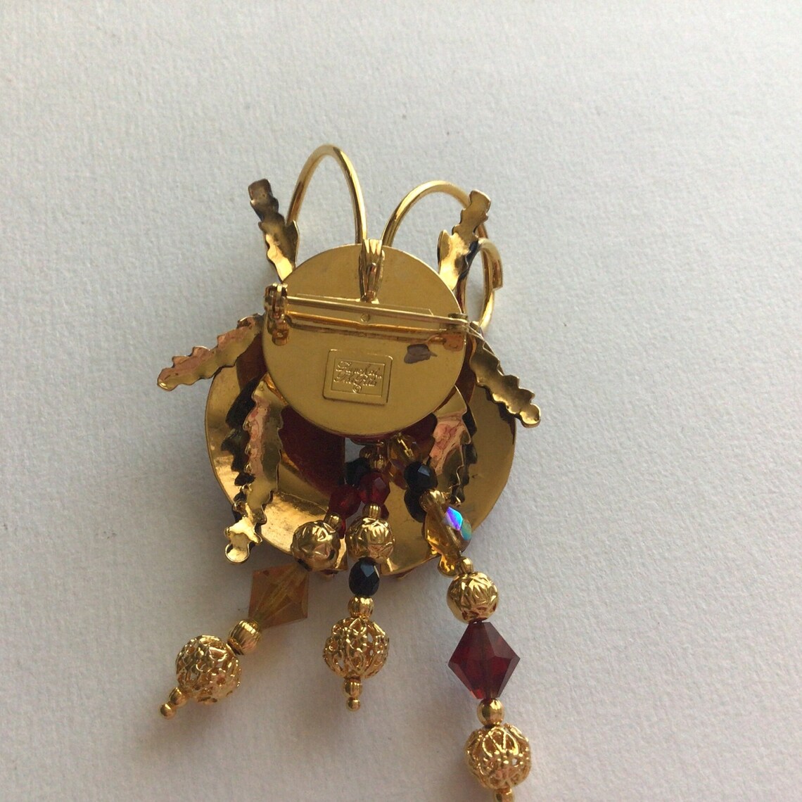 Lunch at the Ritz Vintage Brooch/pendant.gorgeous Ladybug.gold - Etsy