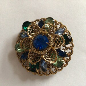 Victorian.1940s Antique Gold tone Pin Measuring 2wide.great Open ...