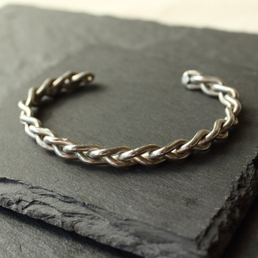 SUZU × SILVER [braid Tin Bangle] Braid Bracelet Woman Personalize Gift ...