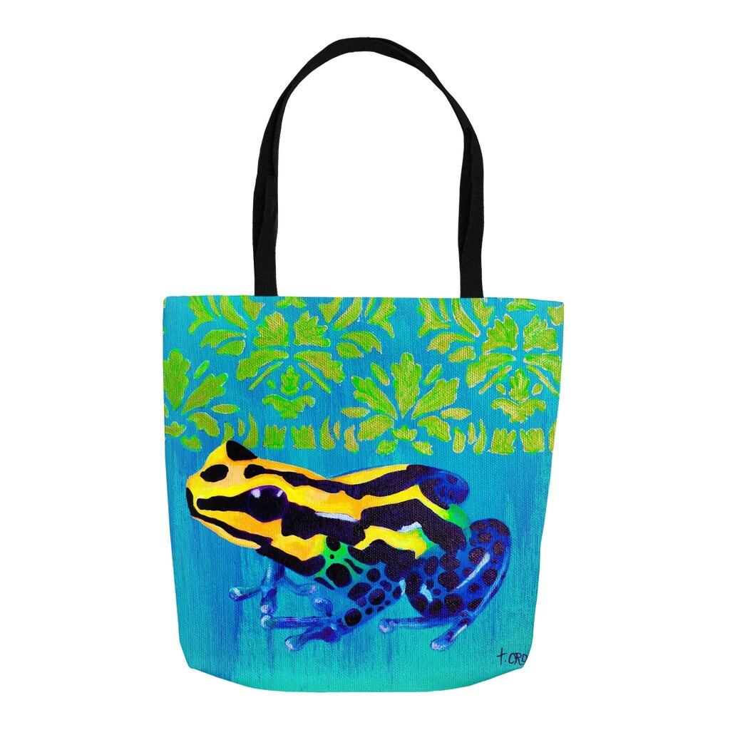 Frog Tote Bag, Dart Frog, Colorful Frog, Frog Gifts, Frog Tote ...