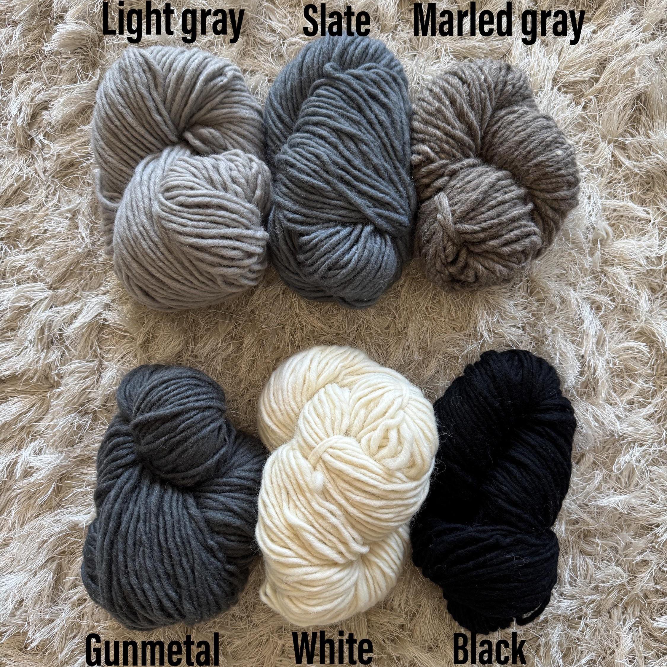 200gm Super Bulky Wool Yarn | Pencil Roving | for Weaving Knitting ...
