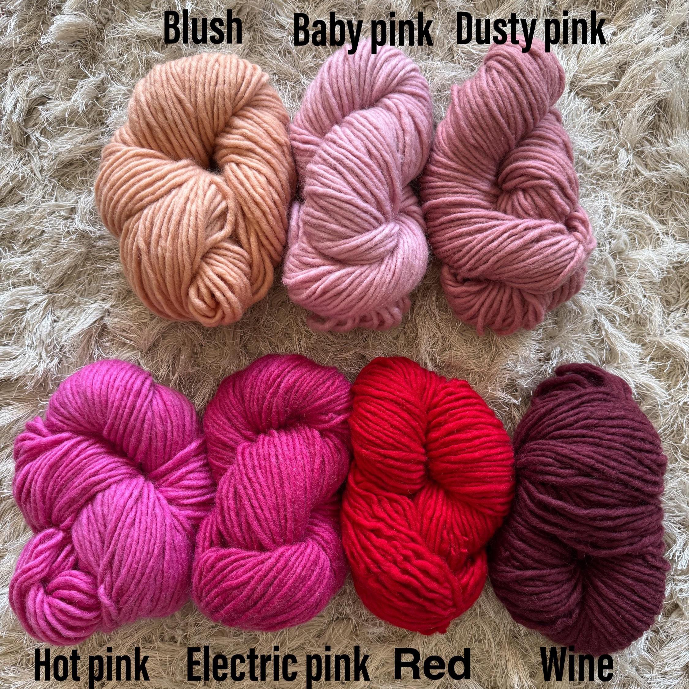 200gm Super Bulky Wool Yarn | Pencil Roving | for Weaving Knitting ...
