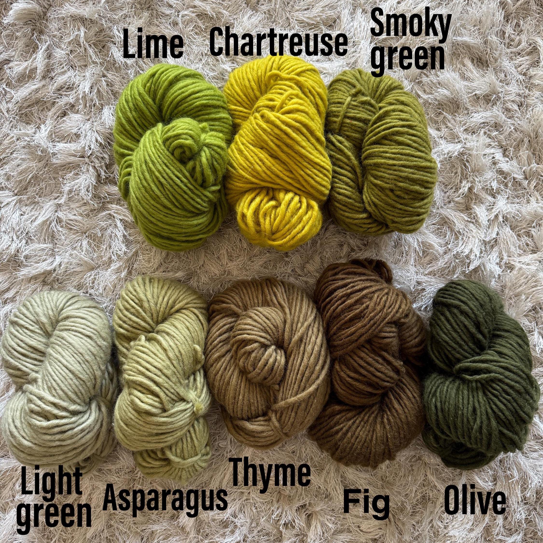 200gm Super Bulky Wool Yarn | Pencil Roving | for Weaving Knitting ...