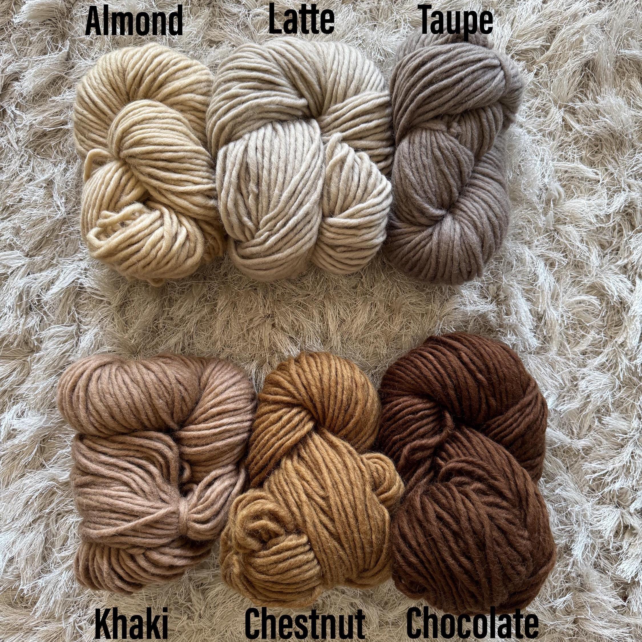 200gm Super Bulky Wool Yarn | Pencil Roving | for Weaving Knitting ...