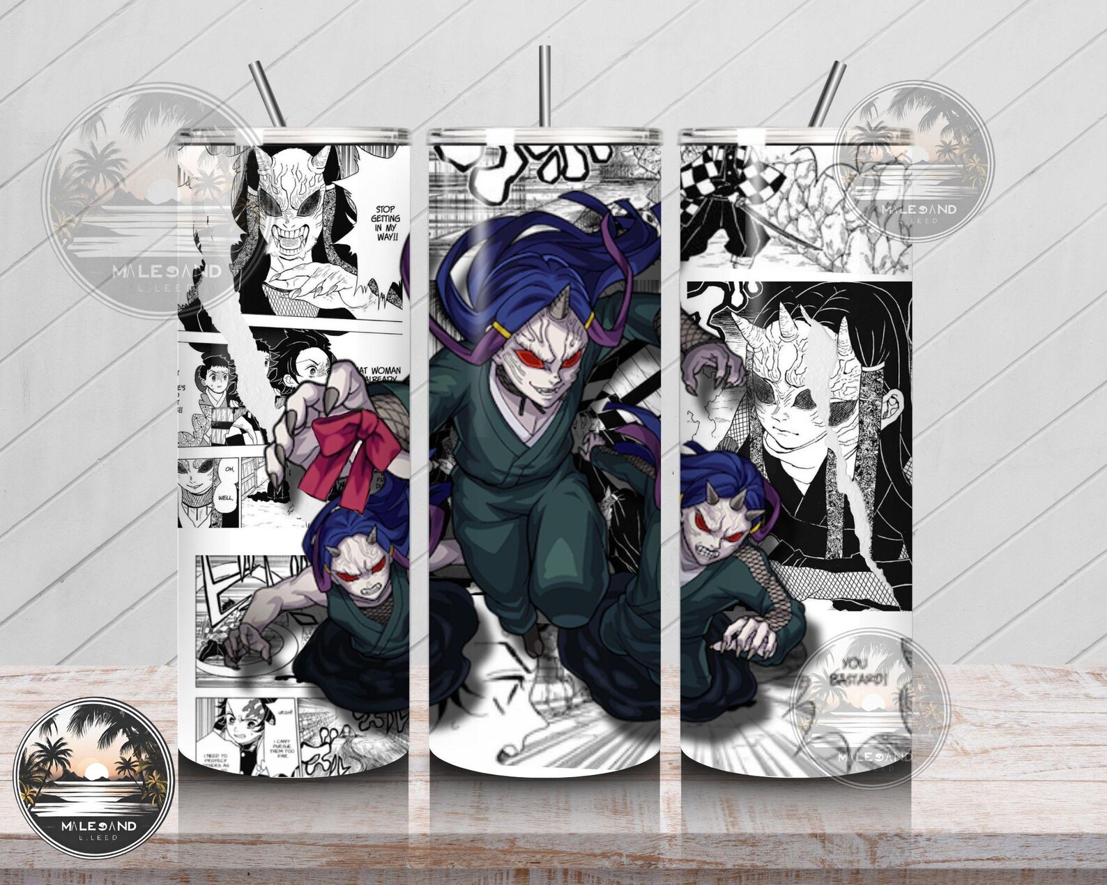 Demon Slayer Manga Themed Demons! 20oz Tumbler Wraps and PNG Files - Etsy