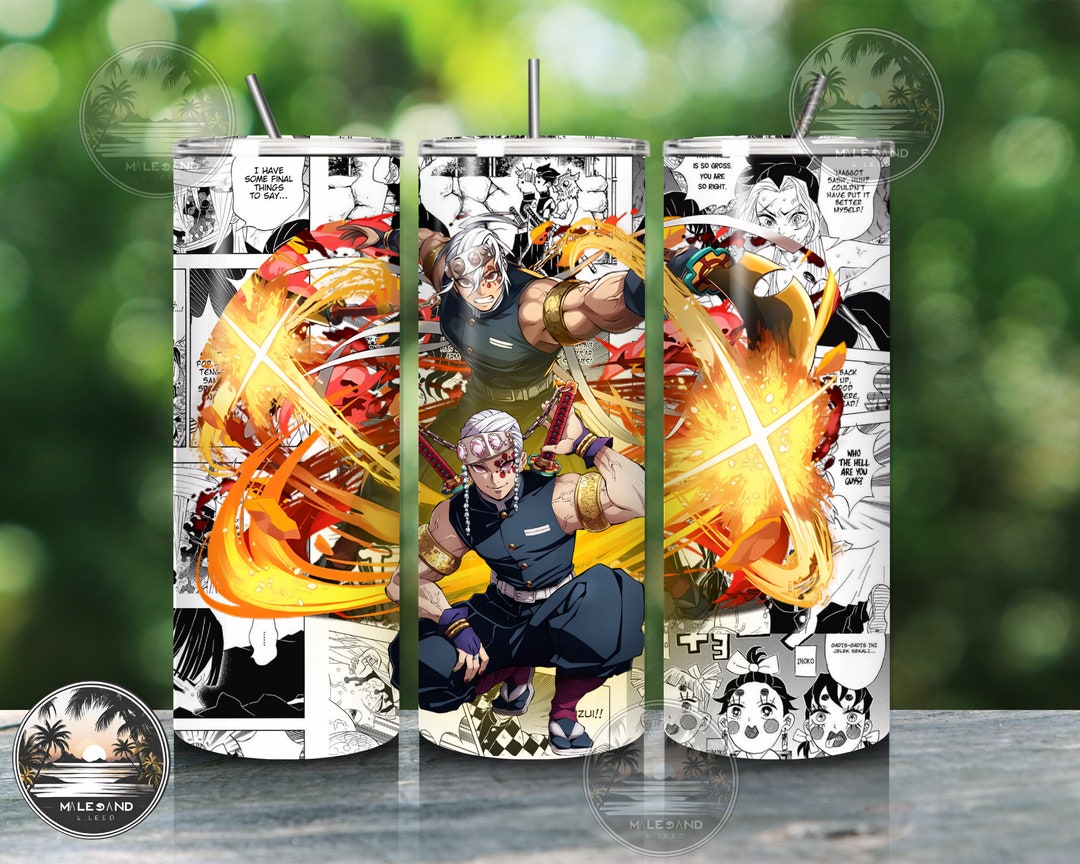 Demon Slayer Tengen Uzui PNG Design, STICKER, and 20oz Tumbler Wrap - Etsy