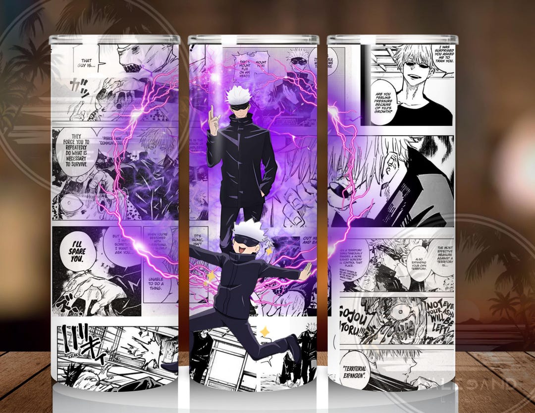 Gojo (jujutsu Kaisen Themed) 20oz Tumbler! - Etsy