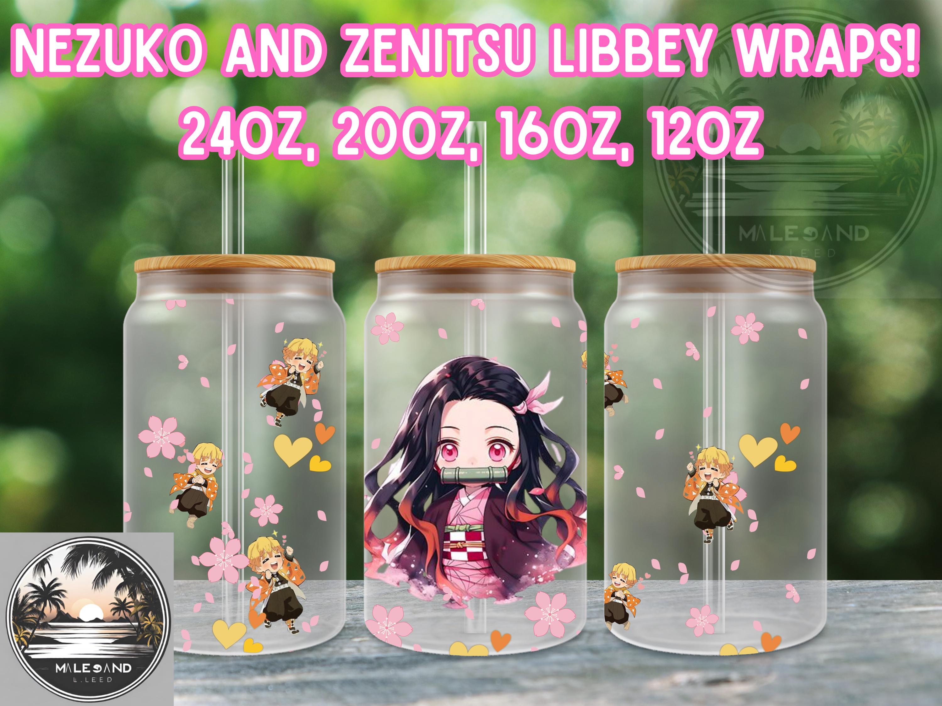 Nezuko and Zenitsu Libbey Cup Wrap - Etsy