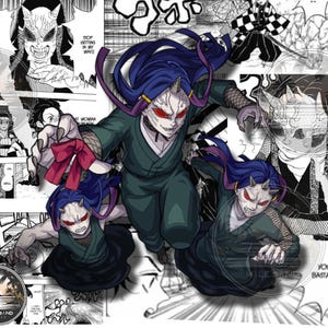 Demon Slayer Manga Themed Demons! 20oz Tumbler Wraps and PNG Files - Etsy