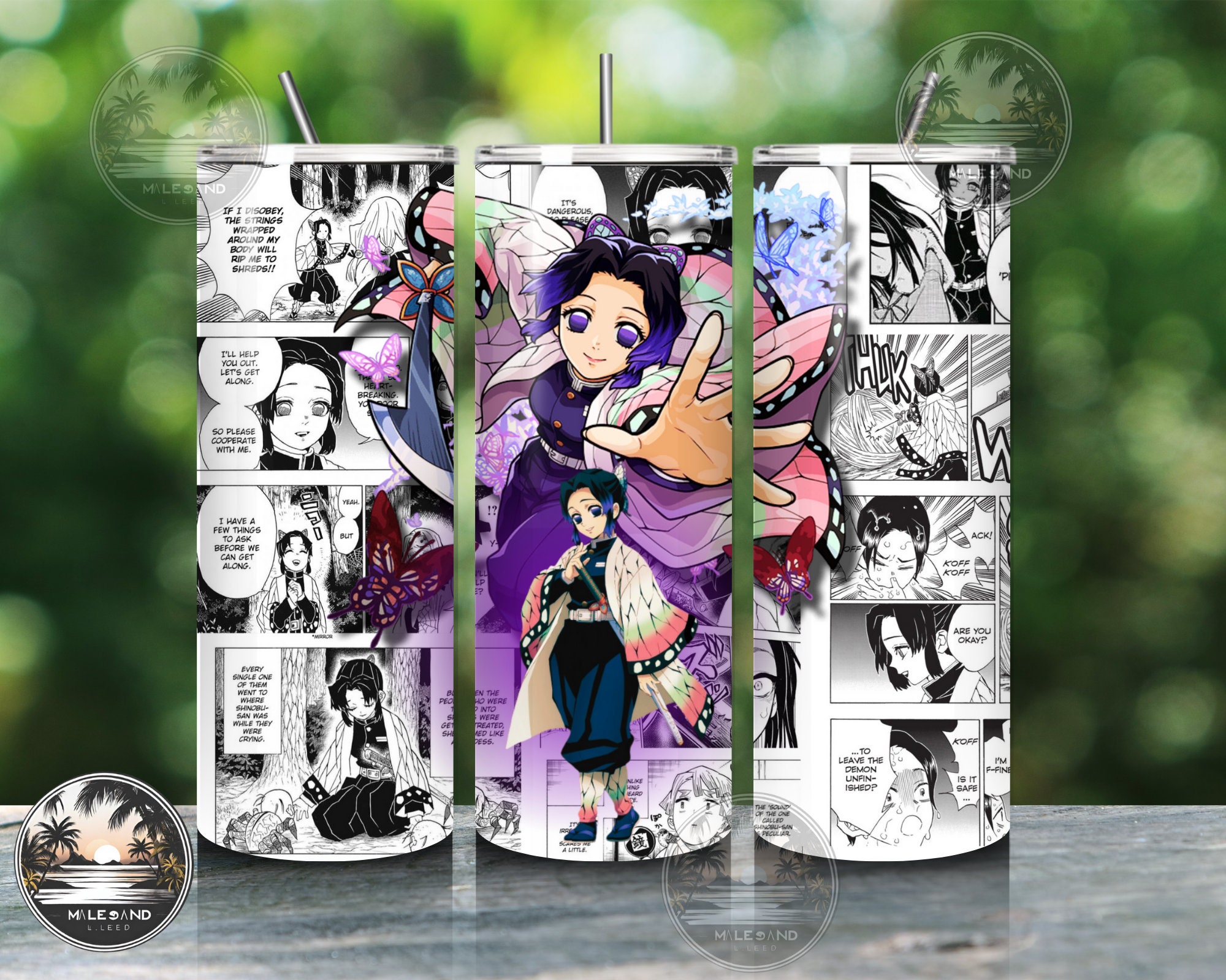 DEMON SLAYER 20oz Tumbler Wrap BUNDLE - Etsy