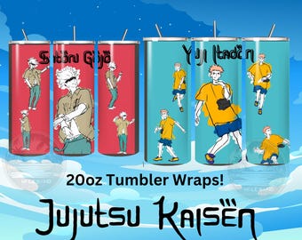 Jujutsu Kaisen Satoru Gojo PNG 20oz Tumbler Wrap - Etsy UK