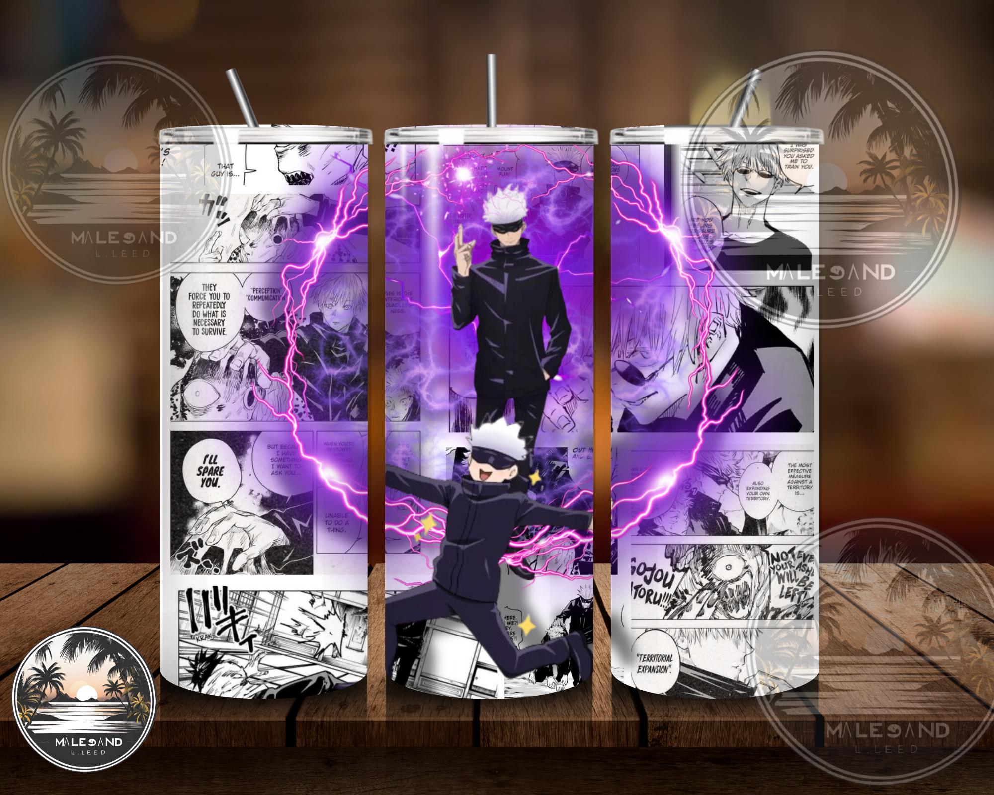 Jujutsu Kaisen Satoru Gojo PNG 20oz Tumbler Wrap - Etsy UK