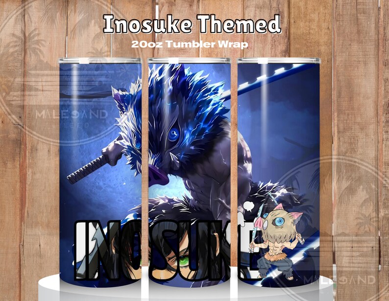 Inosuke Inspired Demon Slayer 20oztumbler Sublimation Wrap and PNG! - Etsy