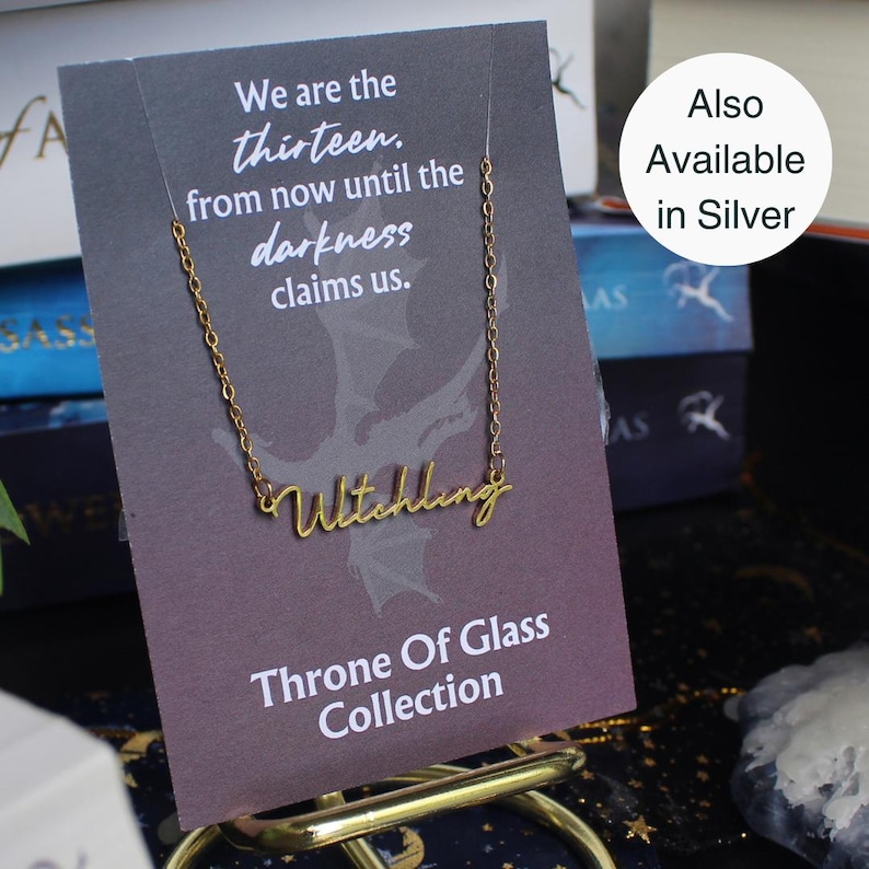Officially Licenced Witchling Stainless Steel Necklace, Throne of Glass ...