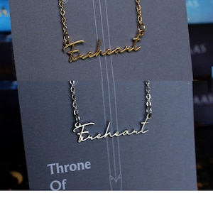 Officially Licenced Fireheart Stainless Steel Necklace, Throne of Glass ...