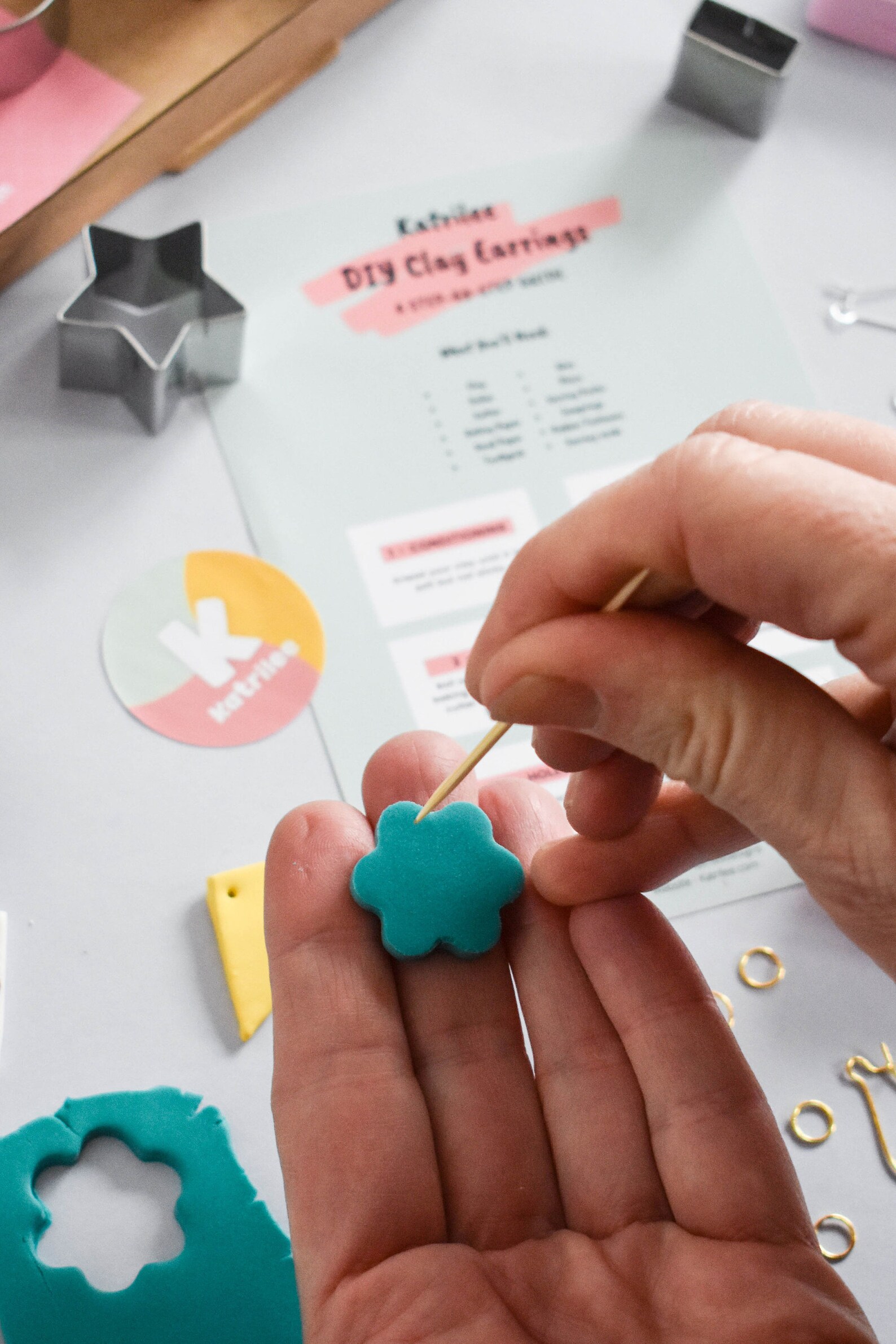 DIY Polymer Clay Earring Kit Make Your Own Earrings Craft - Etsy