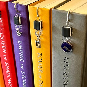 Officially Licenced Throne of Glass Book Marks, Handmade Book Charms ...