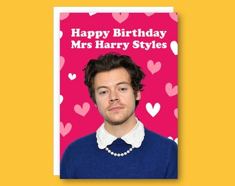 Harry Styles Card | Etsy